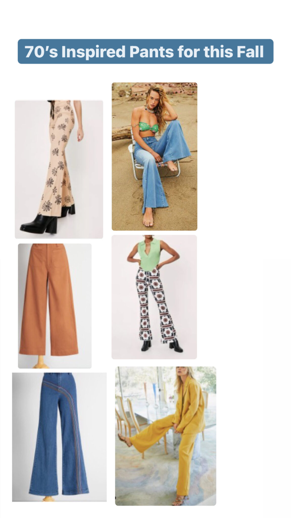 Top 70s Inspired Outfit Ideas for Fall | Nashville Wifestyles