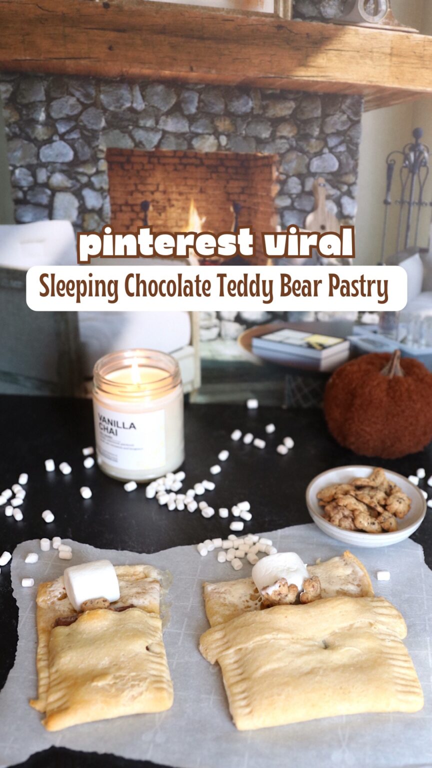 Sleeping Chocolate Teddy Bear Pastry: A Cozy Fall Treat